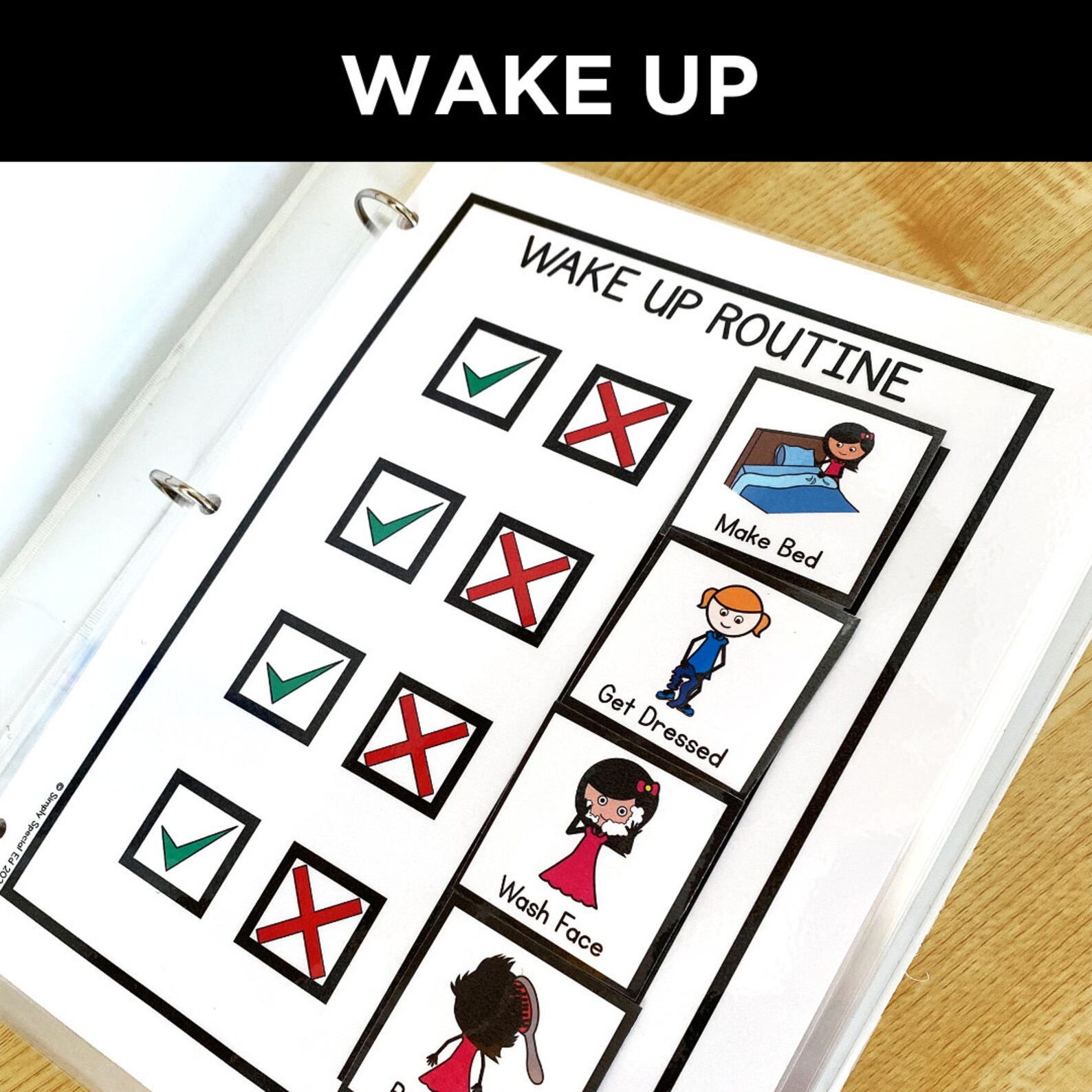 Home Visual Schedules: Daily Routines, Checklists, Visuals | Special ...