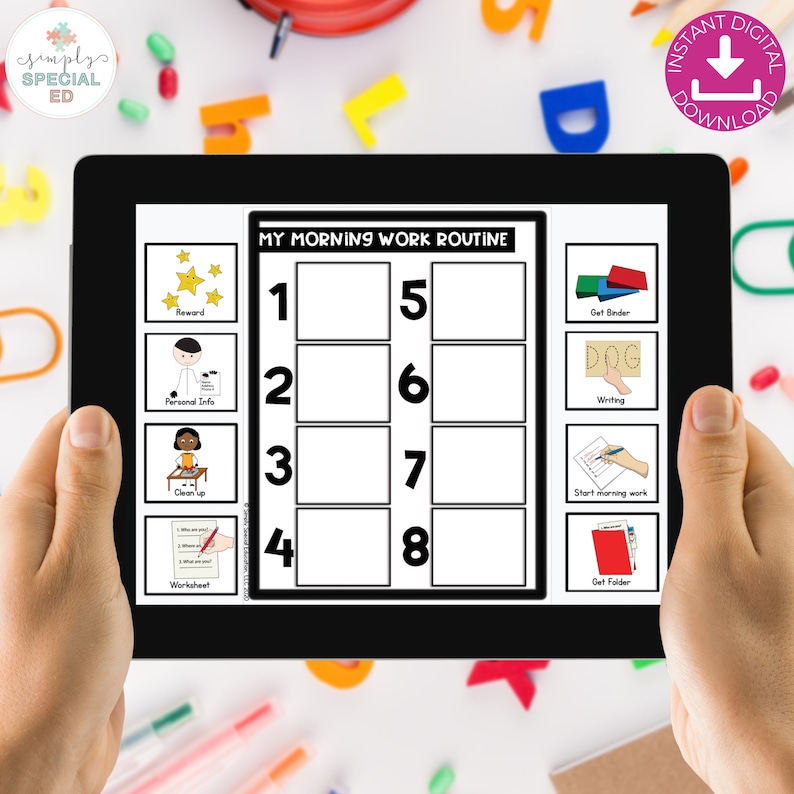 Special Ed Routines | Visual Schedule | Editable Routines | Google ...