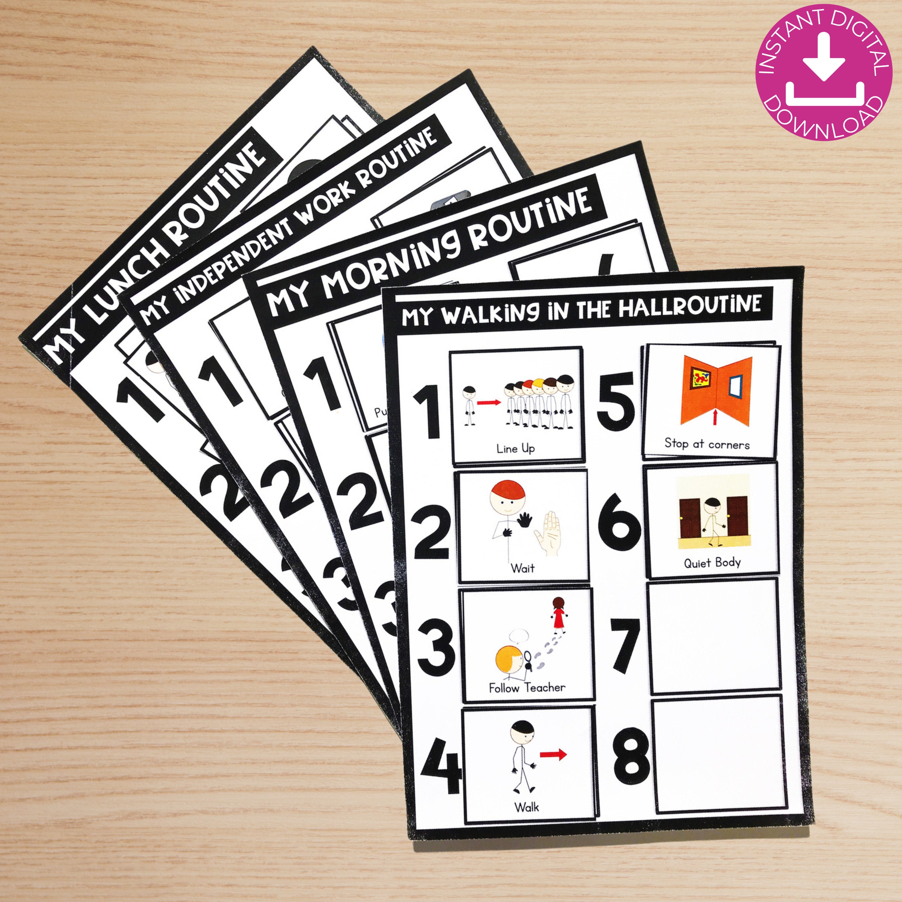 Special Ed Routines | Visual Schedule | Editable Routines | Google ...