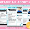 All About Me Editable Template, Special Education, Therapist and ...