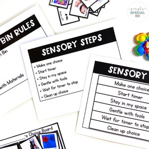 Simple Sensory Self-regulation | Choice Boards + 45 Request Cards ...