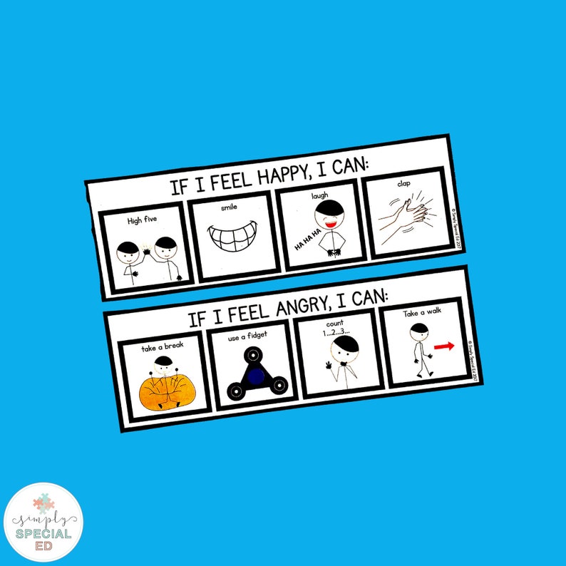 Behavior Visuals and Supports | Special Education | Behavior Visuals ...