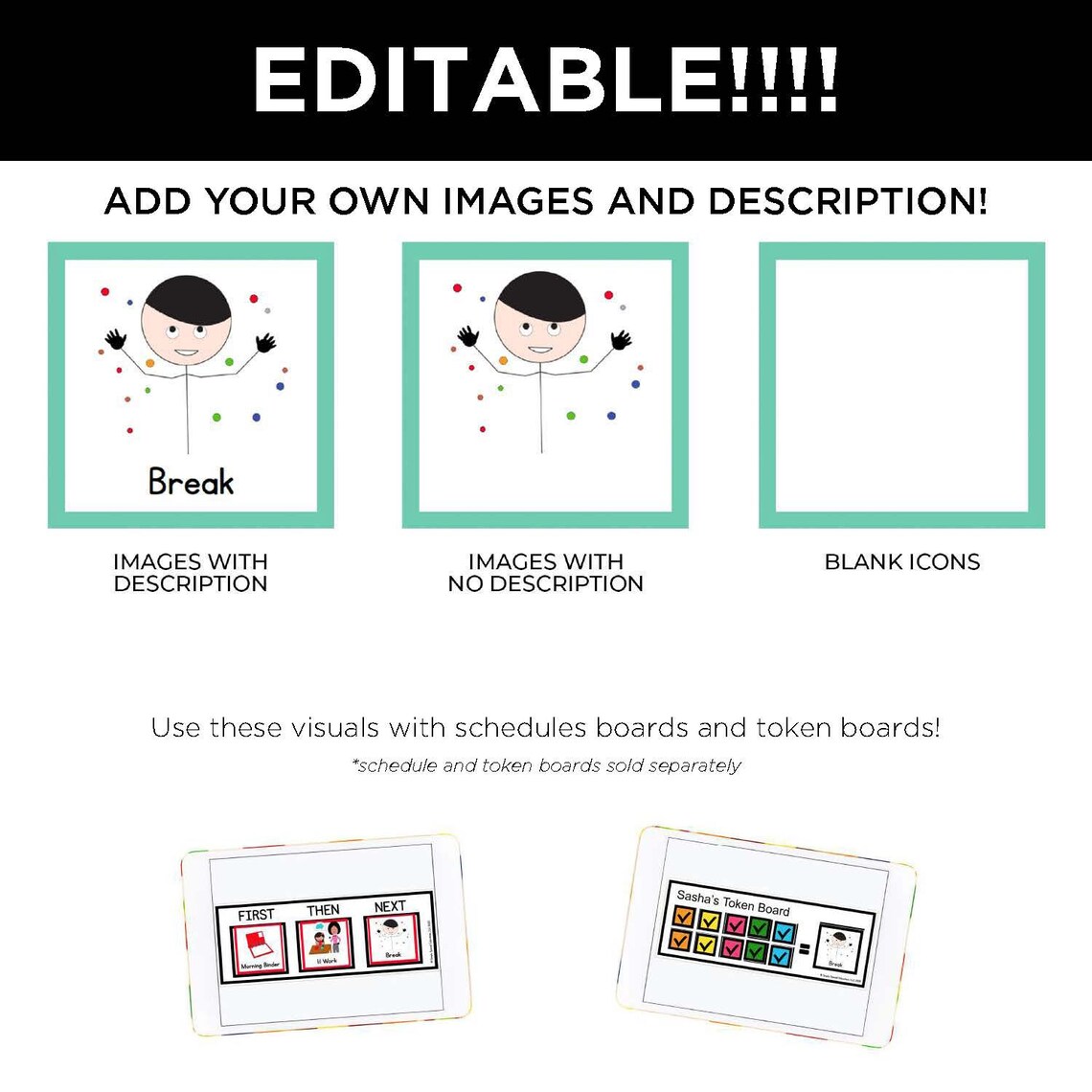 Visual Schedules | Color Coded Visual Schedule | Printable | Autism ...