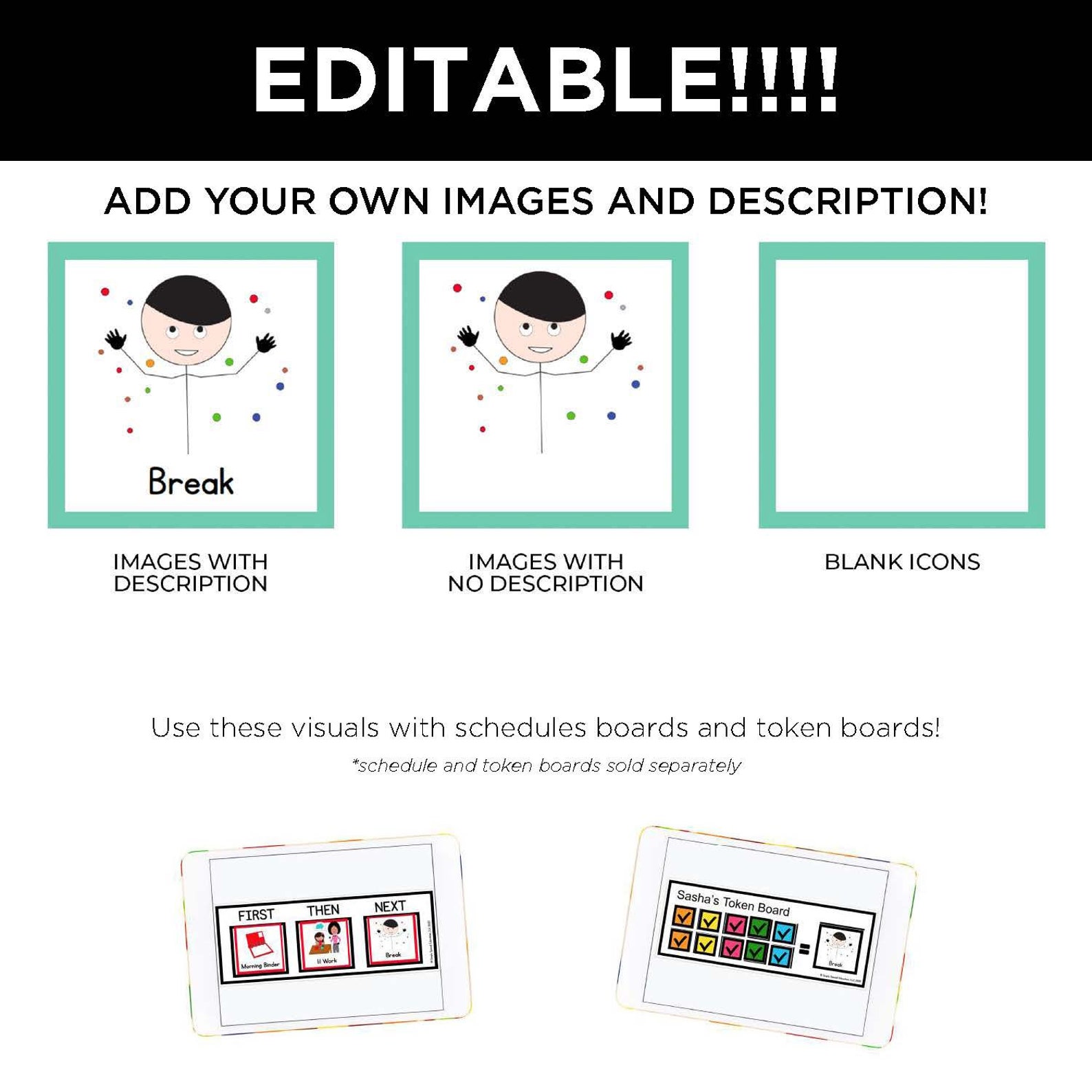Visual Schedules | Color Coded Visual Schedule | Printable | Autism ...