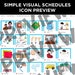 Visual Schedules Color Coded Visual Schedule Printable Autism Classroom ...
