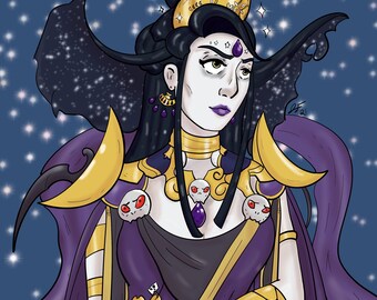 Hades: Nyx Print - Etsy