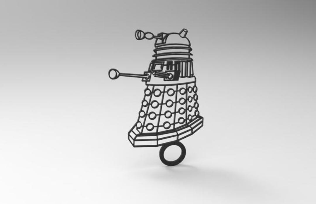 Coffee Stencil Dalek Cake Topper - Etsy