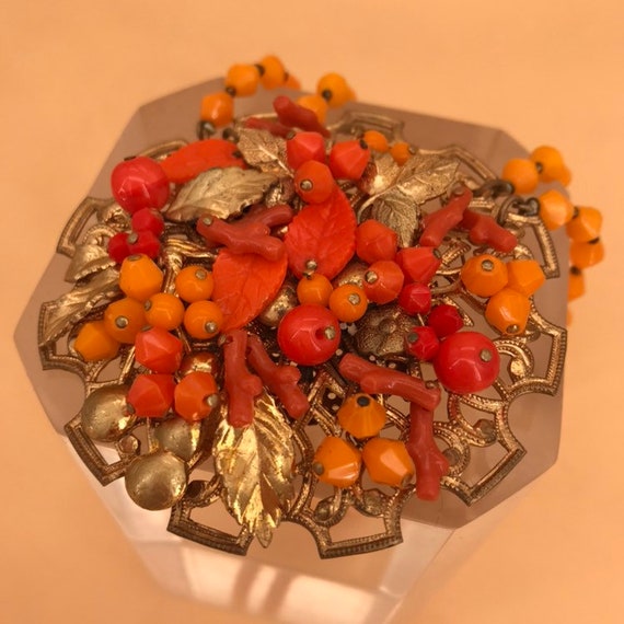 Necklace Early Coral Hand Wired - Gem
