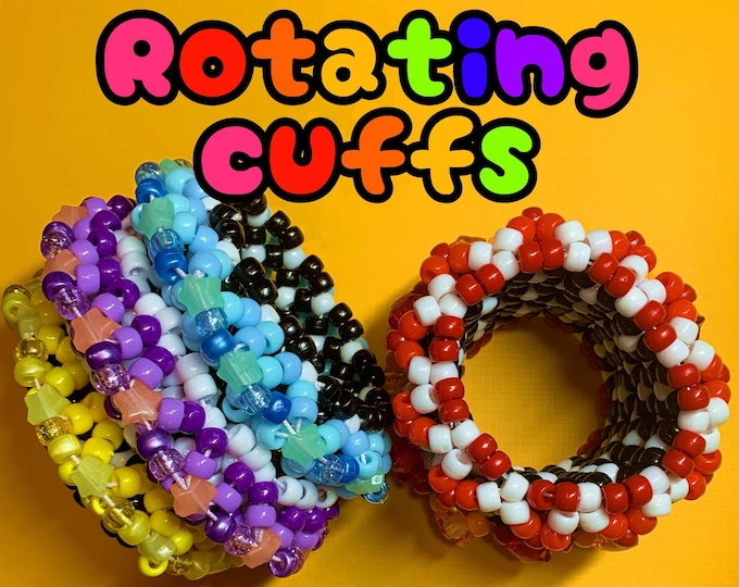 Custom Kandi Rotating Cuffs - Etsy