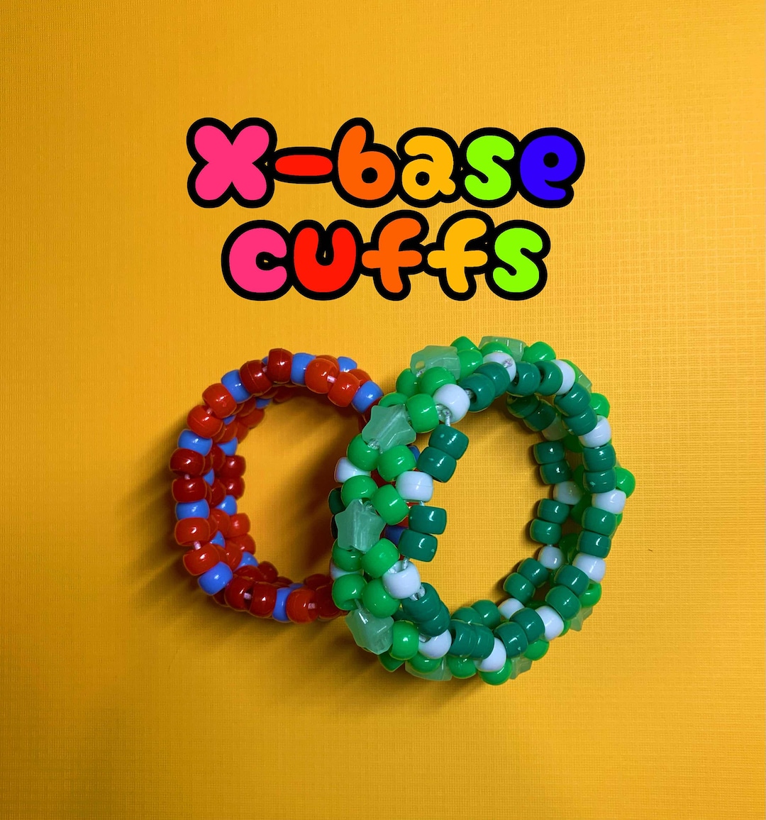 Custom X-base Kandi Cuffs - Etsy