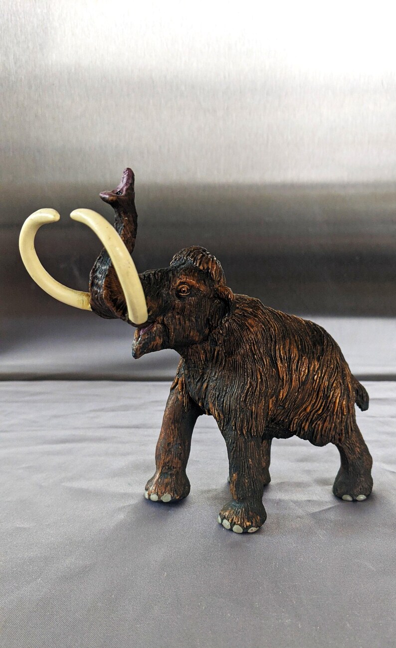 Safari Ltd Woolly Mammoth Elephant PVC 5" Figure Prehistoric Collection ...