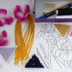 Beginners Tambour Embroidery Kit, Beginners Gold Work Kit, the Basics ...