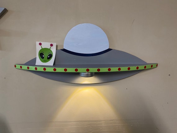 UFO Shelf With Light - Etsy
