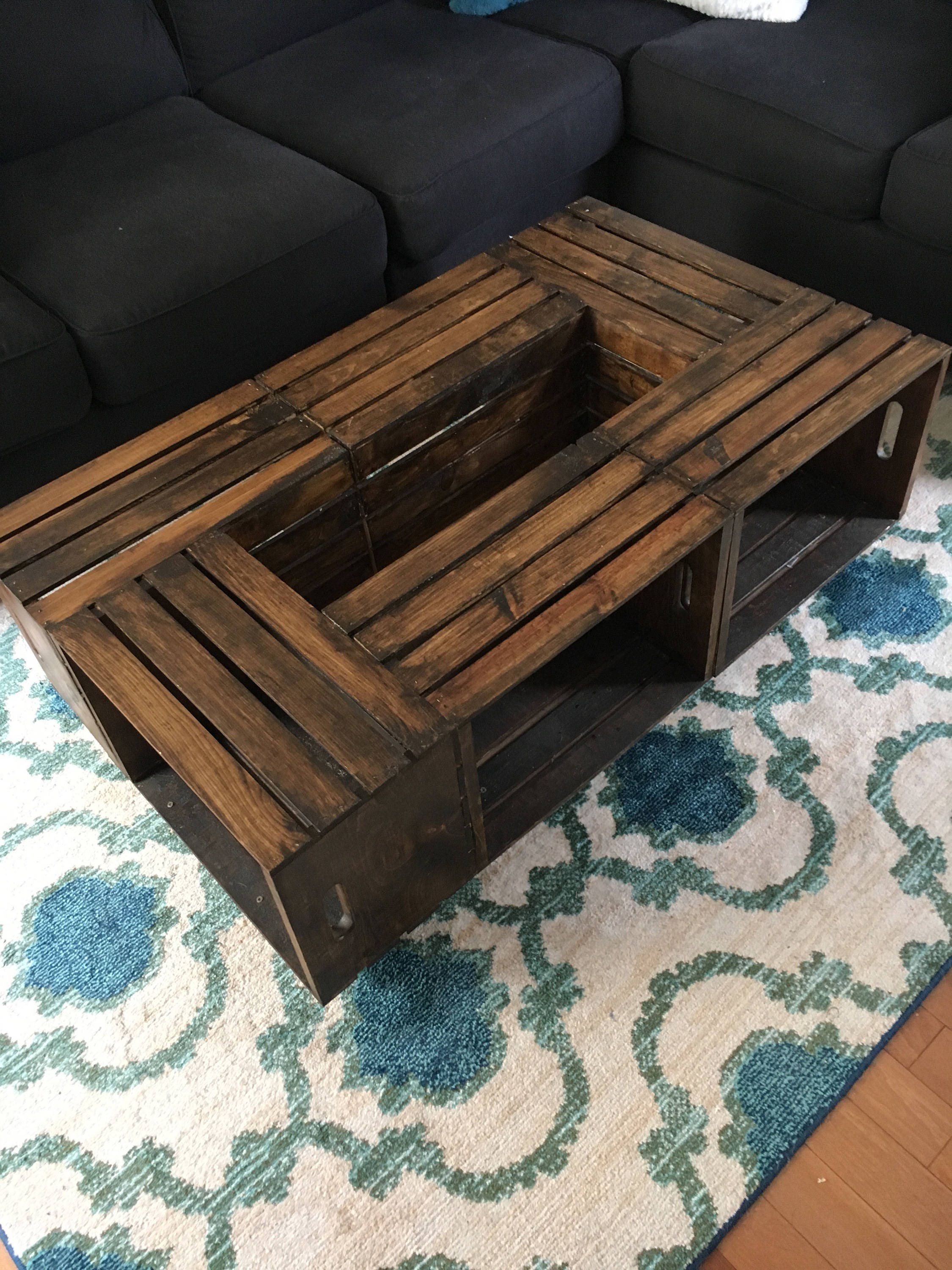Crate Coffee Table Tutorial