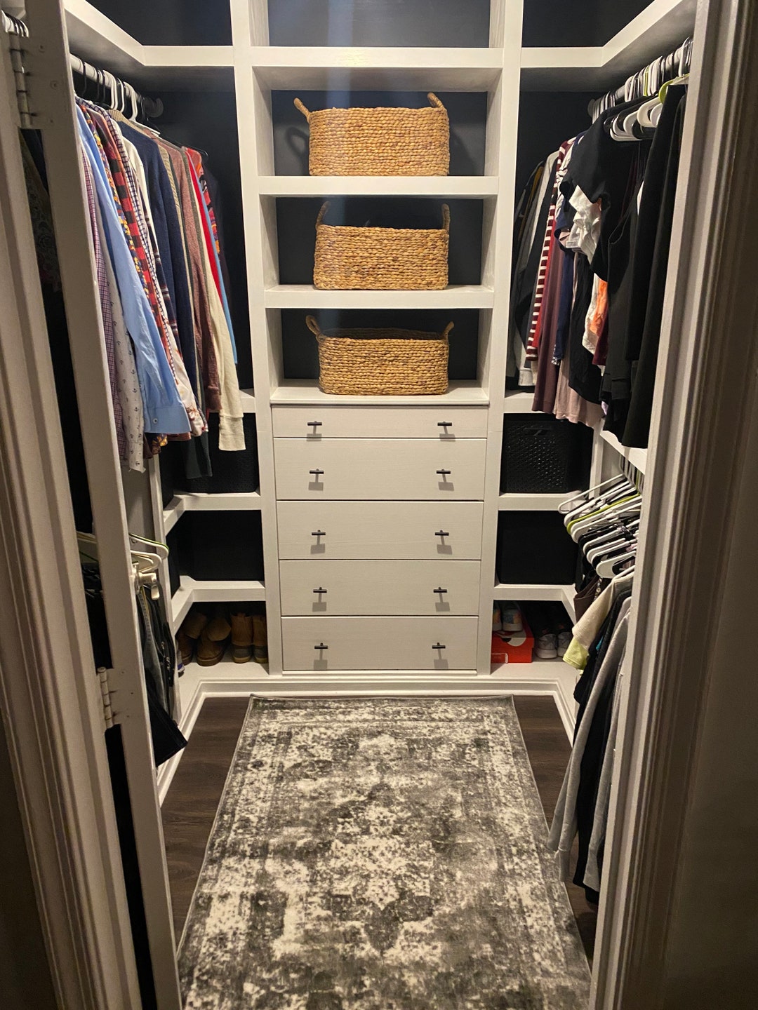 Custom Built-in Closet Remodel - Etsy