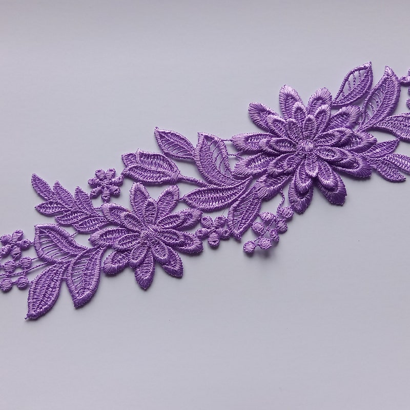 Purple Flower Appliques - Etsy