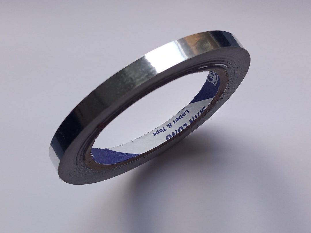 1 Roll of Silver Permanent Metallic Tape 10mm X 20 Metres - Etsy