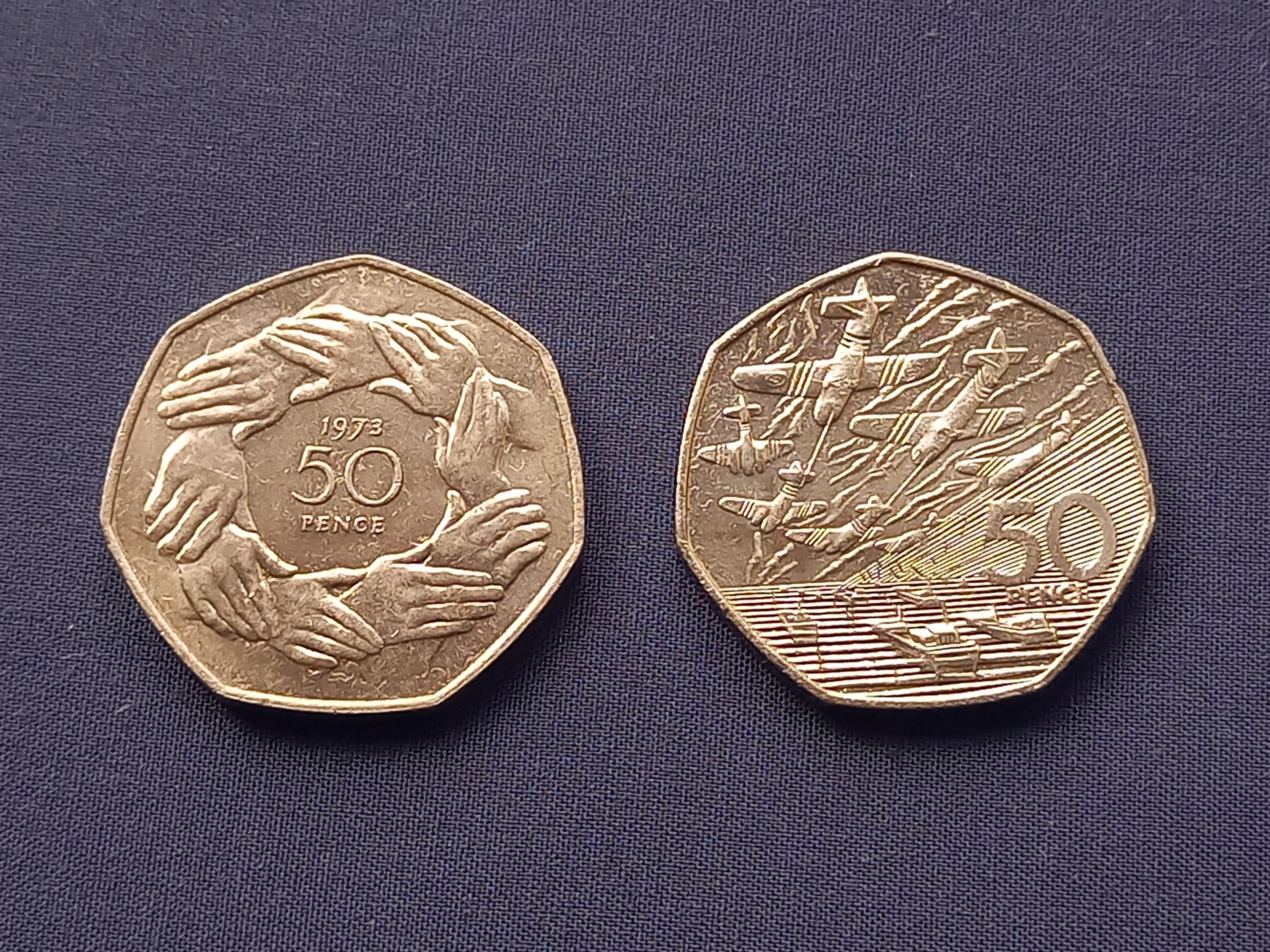 1973 EEC & 1994 Dday 50p / Fifty Pence Uncirculated - Etsy