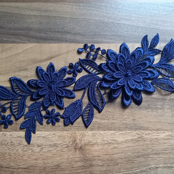 Navy Blue Appliques - Etsy