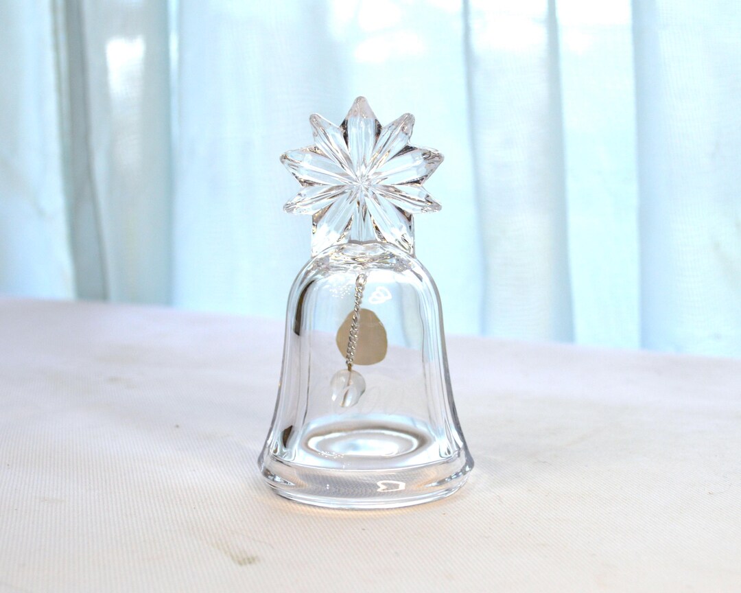Vintage Princess House Crystal Bell With Snowflake Handle Dated 2000 - Etsy