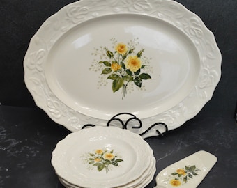 Yellow Rose China | Etsy