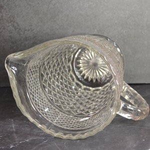 Vintage Glass Pitcher, Wexford by Anchor Hocking, Pressed Glass, Large ...