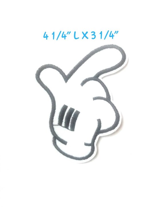 Mickey Mouse Pointing Finger Clip Art