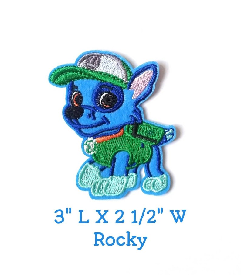 Paw Patrol Clothing Patches Zuma Cartoon Patches | Etsy