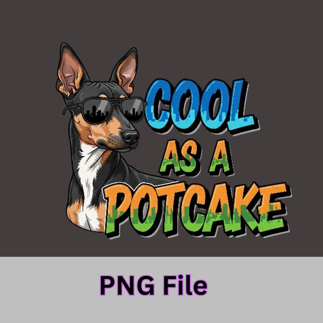 Cool as A Potcake Dog PNG, Potcake Lover Sublimation, Funny Dog T-shirt ...