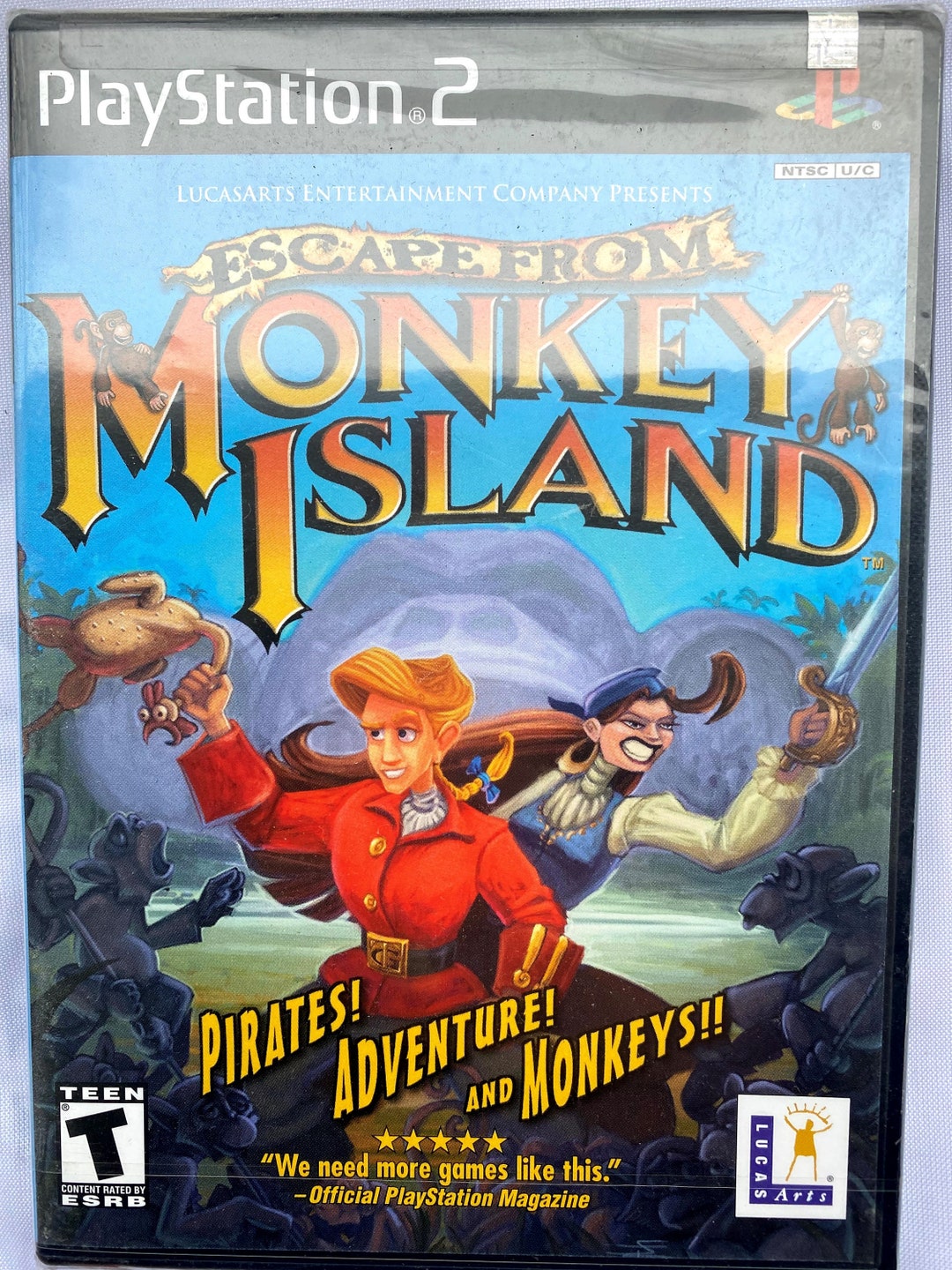 Escape From Monkey Island (PS2) Rare! New Sealed. Mint! - Etsy