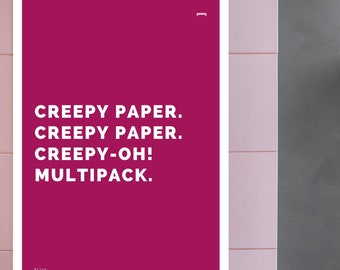 Nandor Creepy Paper - Etsy