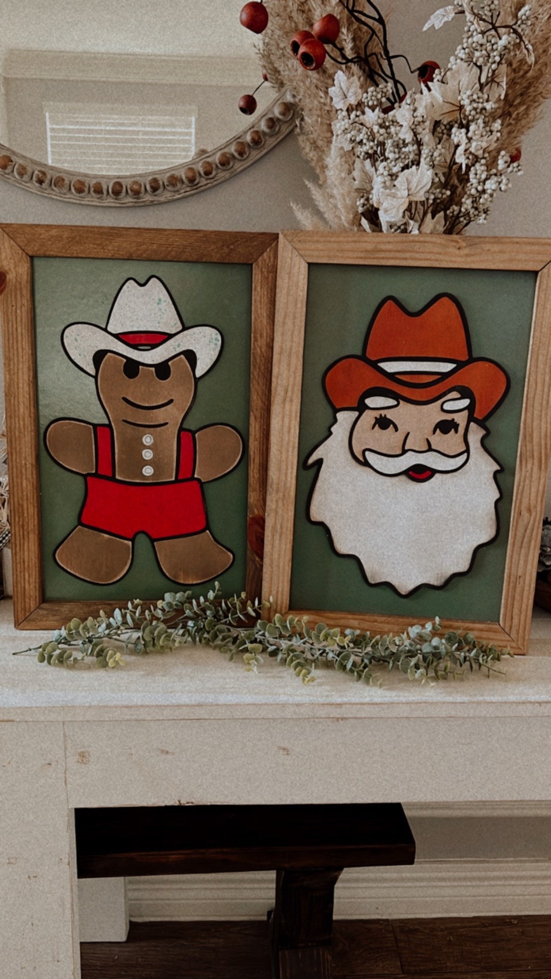 Western Santa Christmas Cutout SVG Digital Download Laser Cute File - Etsy