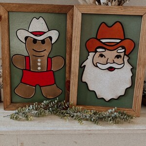 Western Santa Christmas Cutout SVG Digital Download Laser Cute File - Etsy