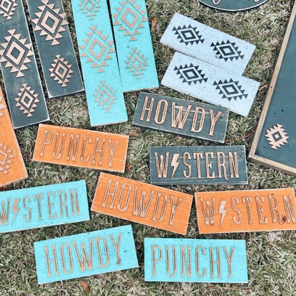 Western Wood Signs - Etsy