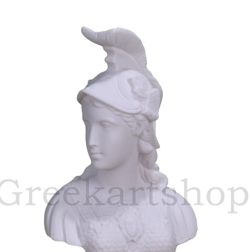 Athena Bust Sculpture Goddess Statue of Wisdom Roman Greek - Etsy