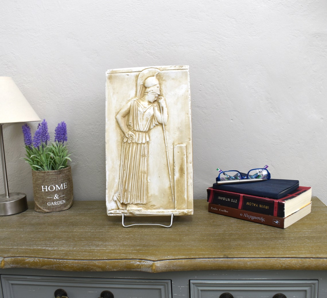 Mourning Athena Greek Goddess Plaque Relief Decor Museum Copy | Etsy