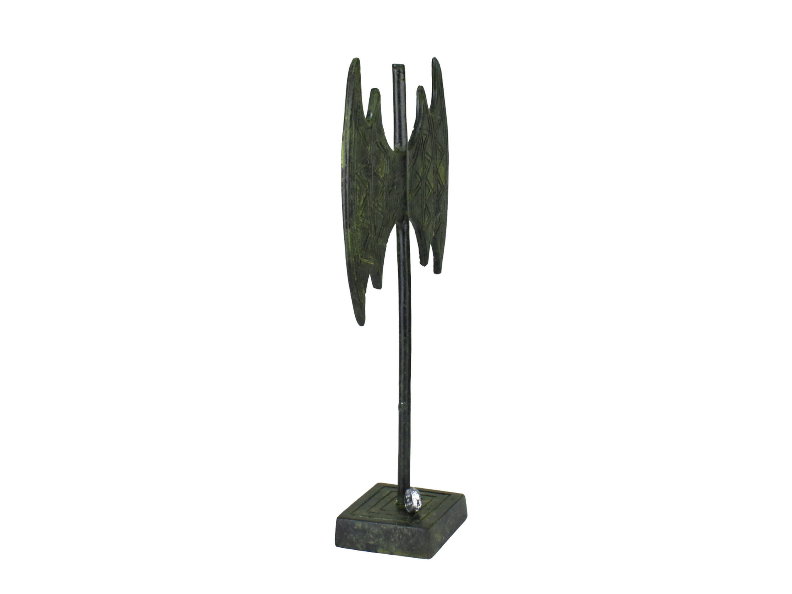 Bronze Double Axe Sculpture: Minoan Labrys Symbol, Handmade Greek Art ...