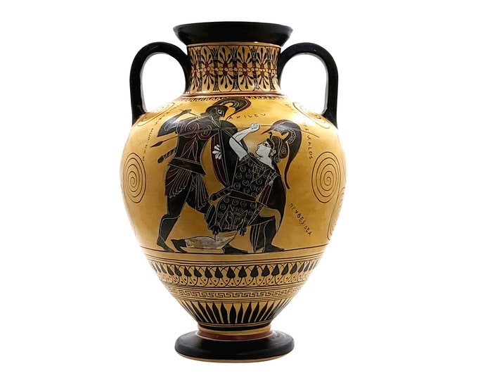 Greek Vase , Attic White Ground Kylix With Apollo, Reproduction From ...