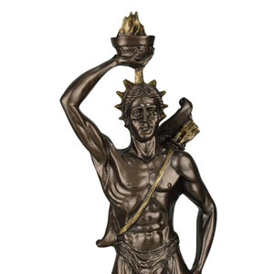 Greek Sun God Helios Colossus of Rhodes Seven Wonders Cast Marble ...