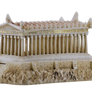 Parthenon Temple Statue, Goddess Athena Acropolis Model, Ancient Greek ...