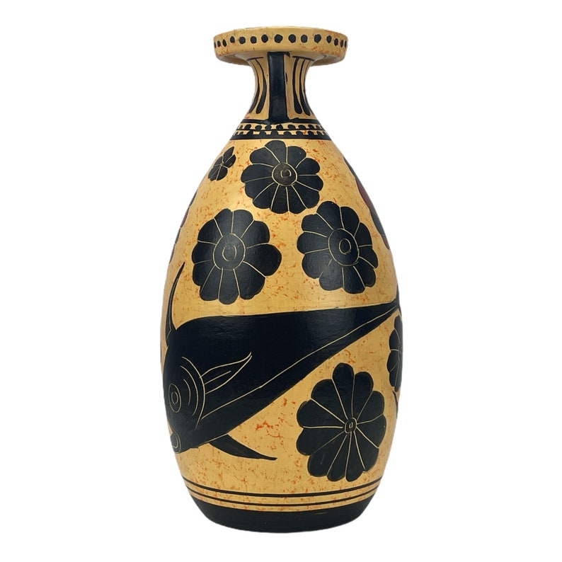 Serpent Giant Typhon Alabastron Ancient Greek Ceramic Vase - Etsy