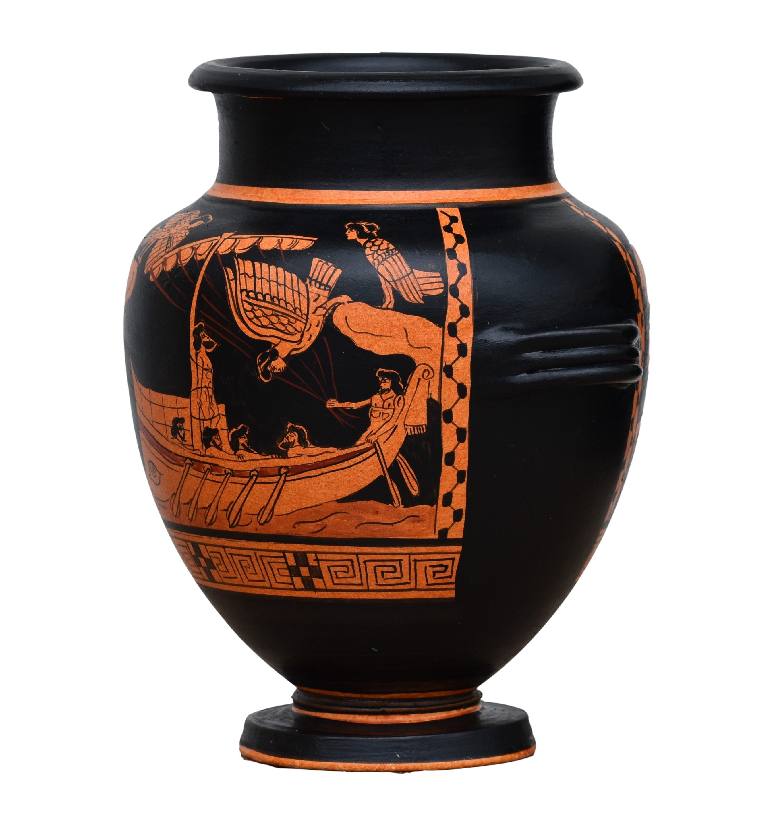 Odysseus and the Sirens Stamnos Vase – Ancient Greek Ceramic Pottery ...