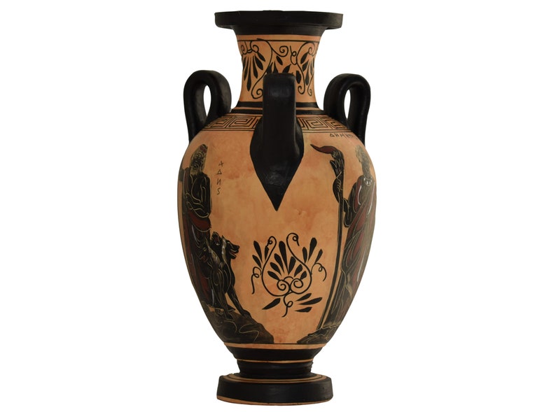 Goddess Persephone Hades Demeter Hydria Vase Painting Ancient Greek ...