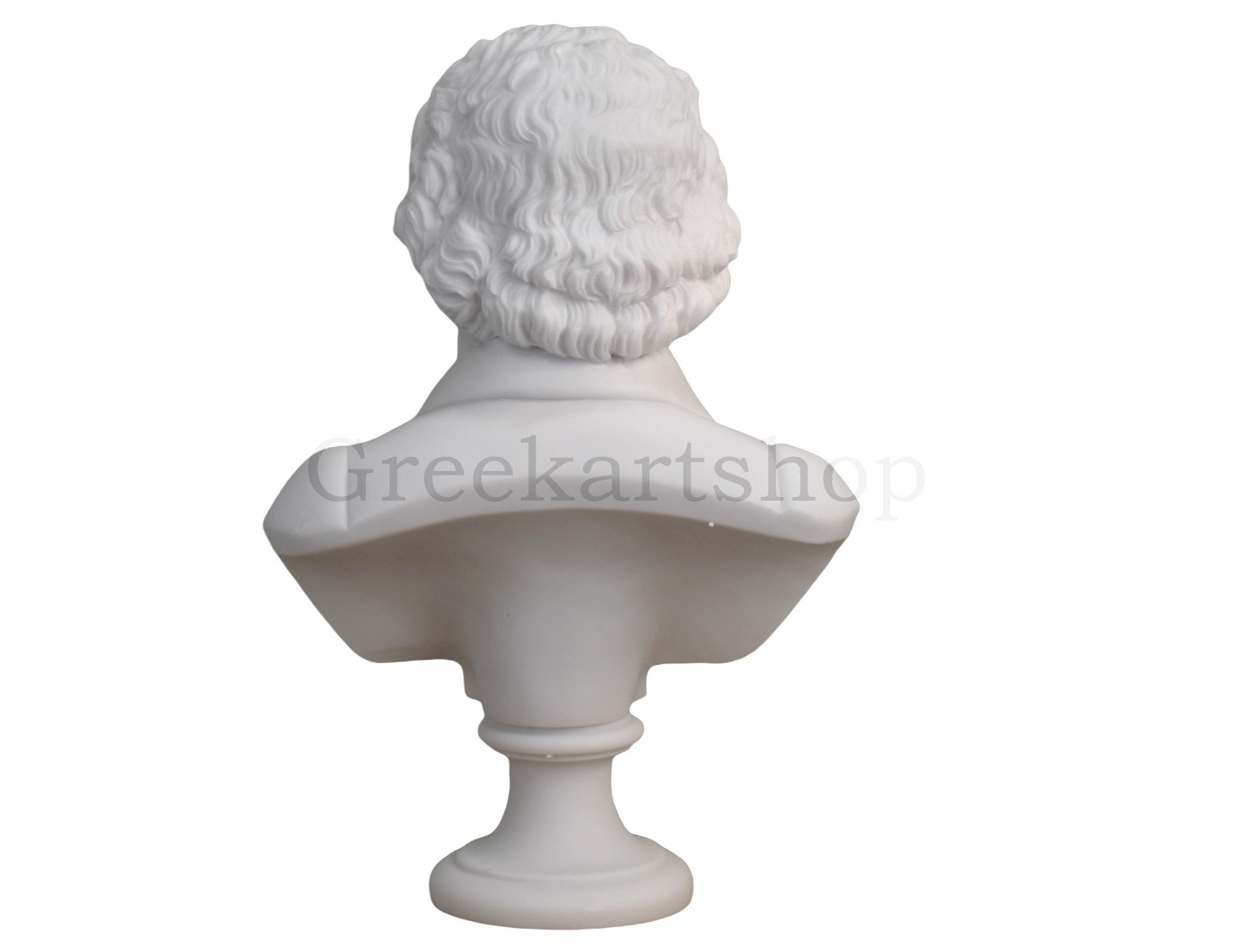 Ludwig Van Beethoven Bust - 30cm Cast Marble Statue - Classical Music ...