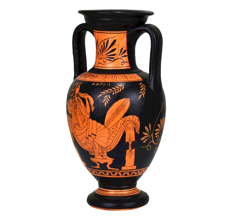 God Apollo and Daphne Painting Ancient Greek Vase Pottery - Etsy