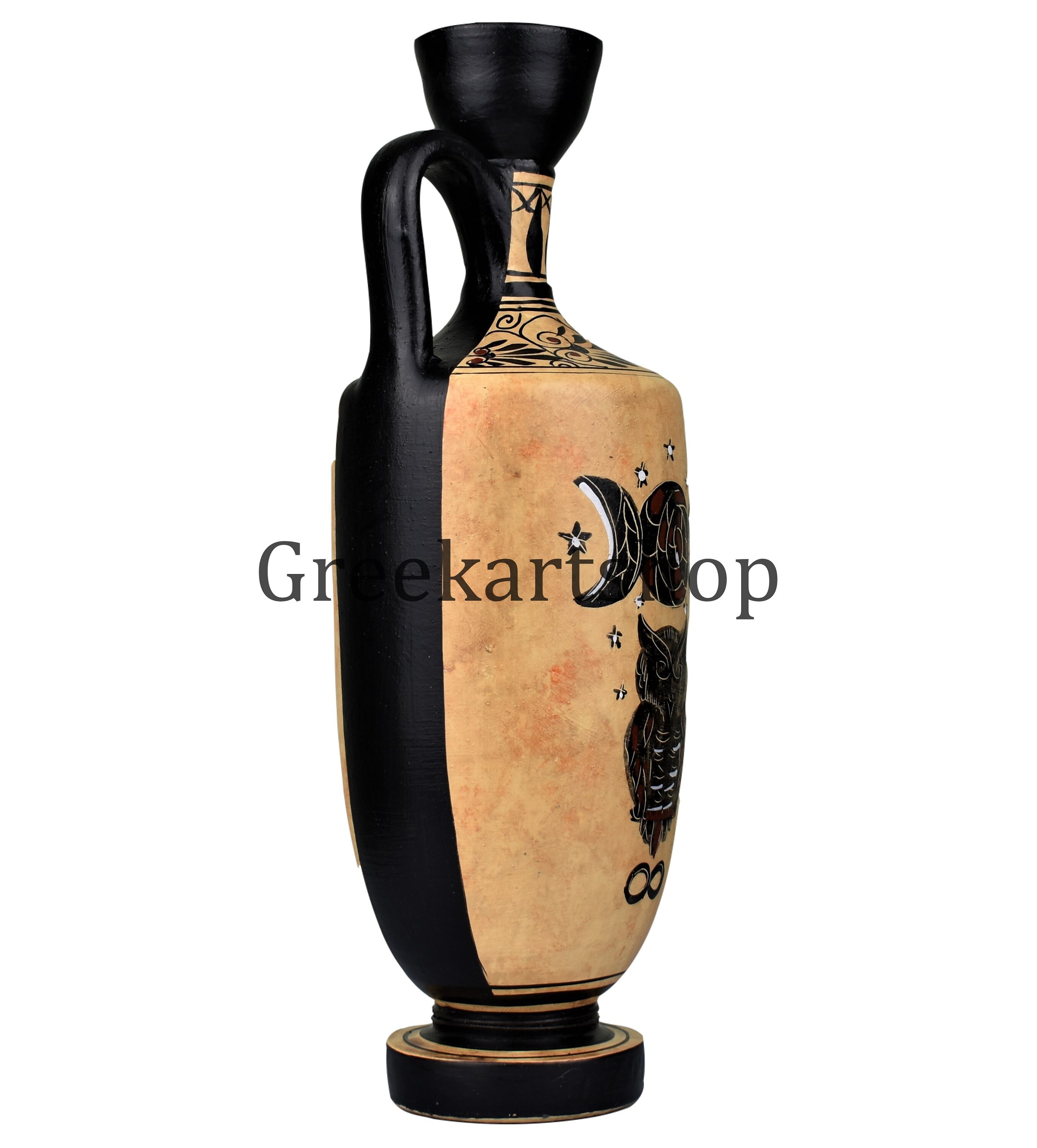 Hecate Triple Goddess of Magic Night Moon Ghosts Greek Vase Lekythos ...