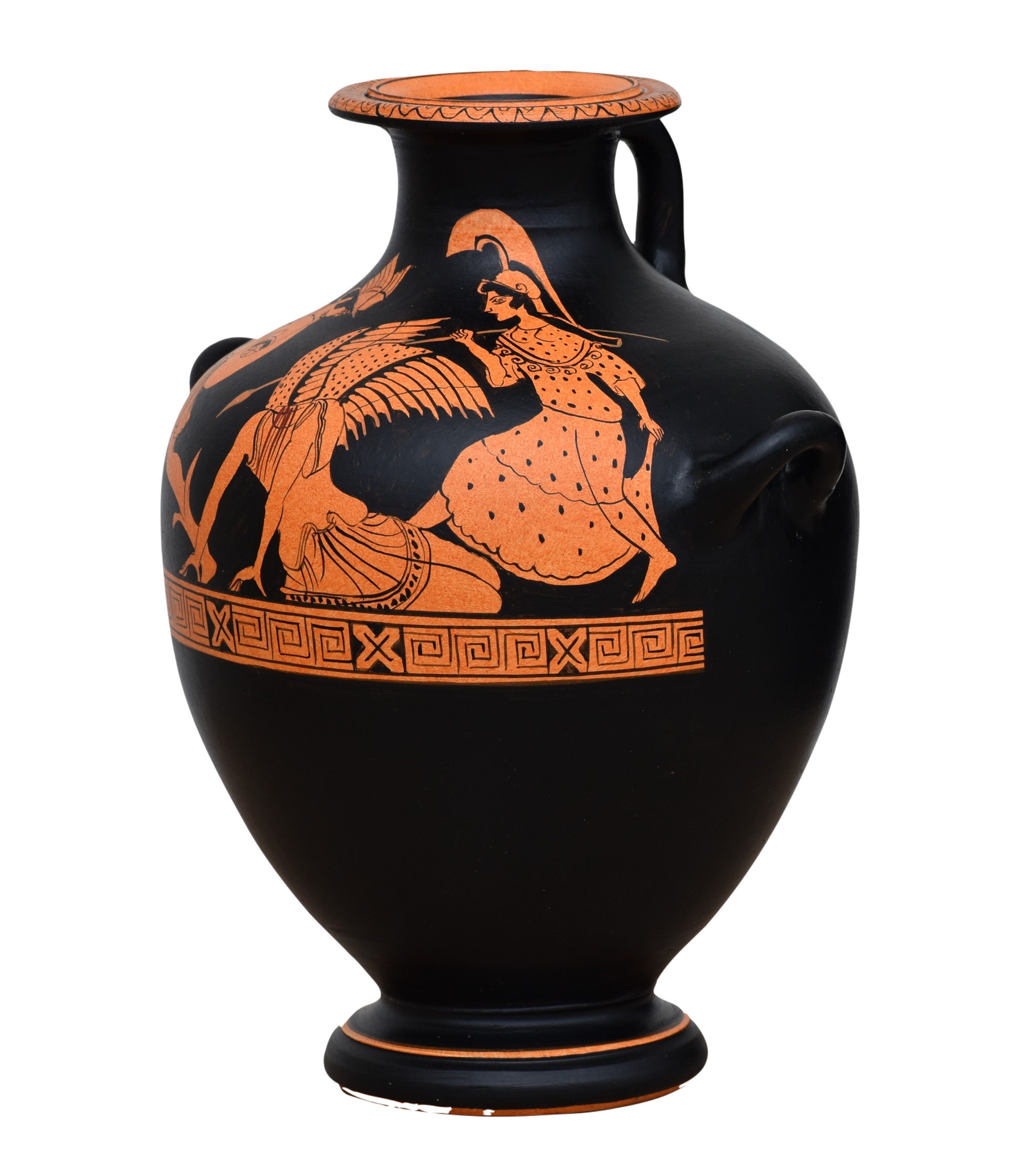 Perseus With Medusa's Head Hydria Vase Athena Ancient - Etsy