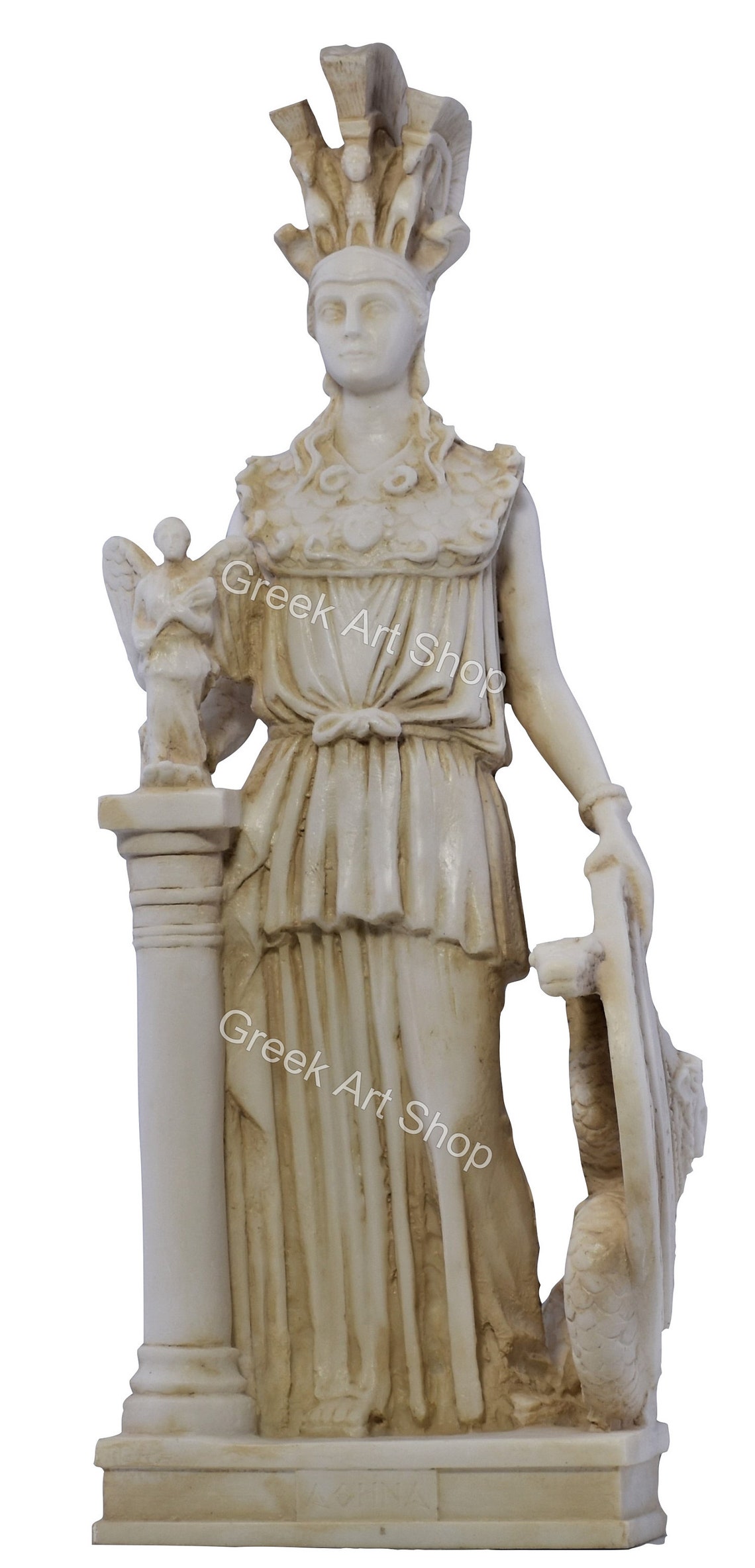 Athena Parthenos Greek Goddess Parthenon Sculpture Statue Cast - Etsy