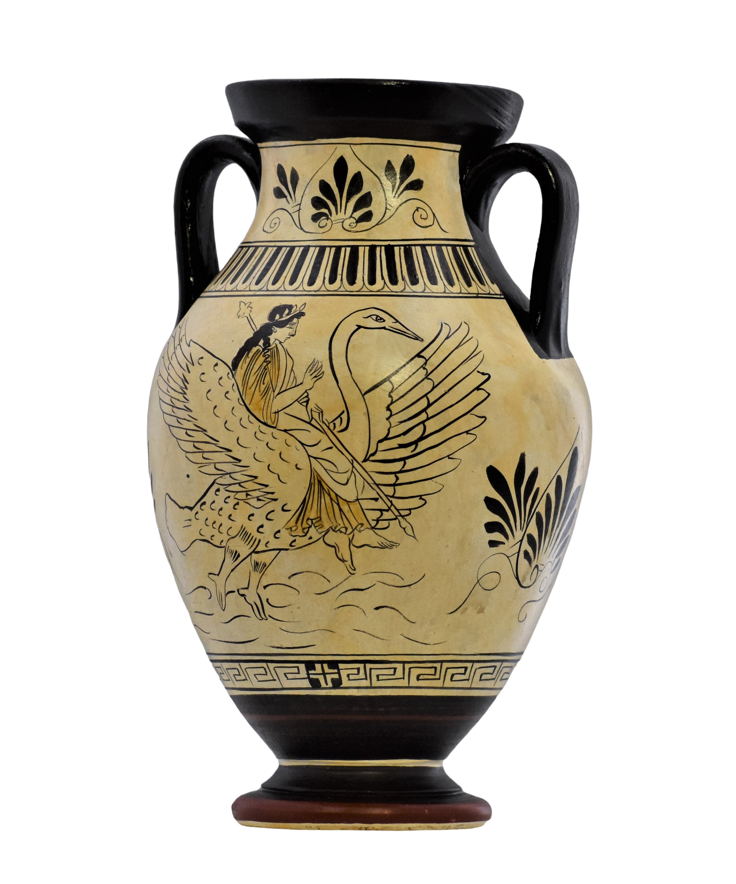 Goddess Aphrodite Riding Swan With Love Gods Vase Ancient - Etsy