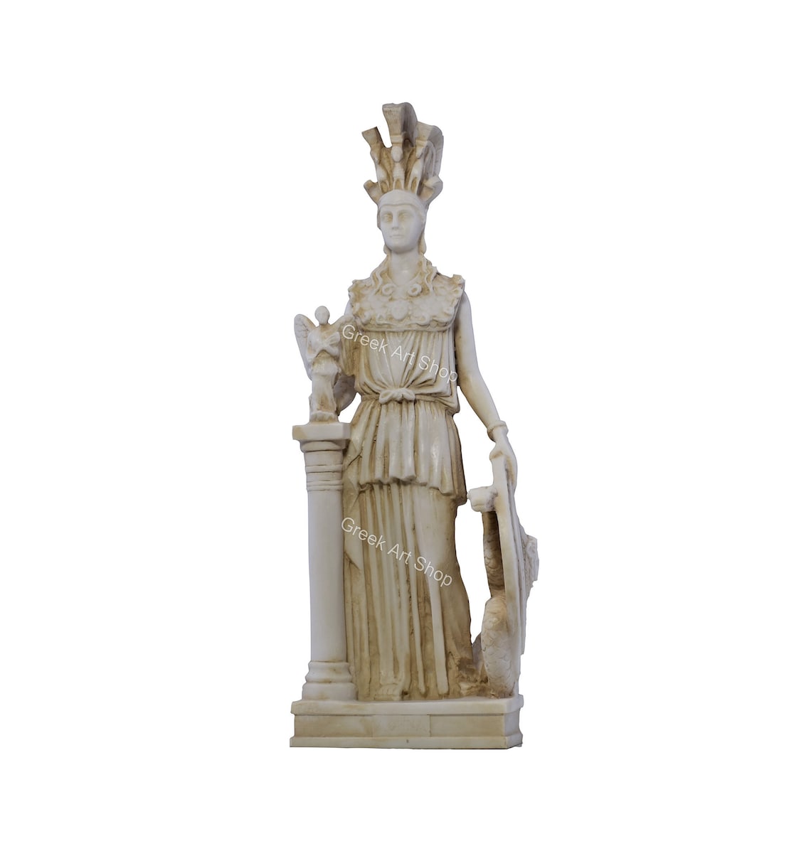 Athena Parthenos Greek Goddess Parthenon Sculpture Statue Cast - Etsy